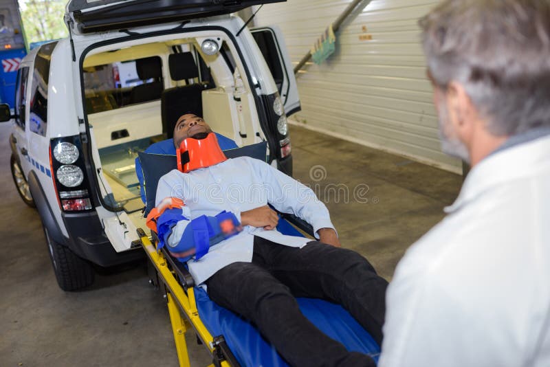 Man transporting patient stock photo. Image of rescue - 160602938