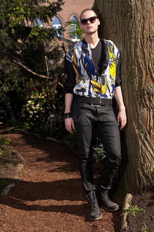 Man tree stock photo. Image of colorful, masculine, model - 39818464
