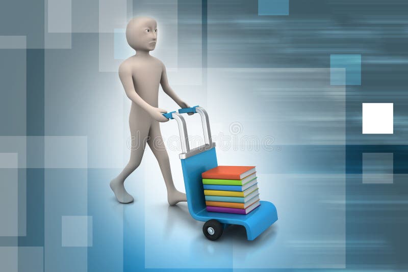 Delivering Books Stock Illustrations – 104 Delivering Books Stock ...