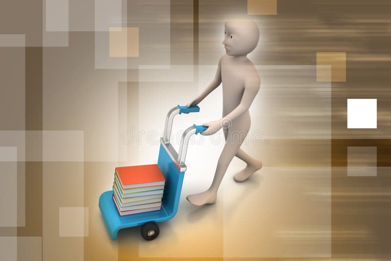 Delivering Books Stock Illustrations – 108 Delivering Books Stock ...