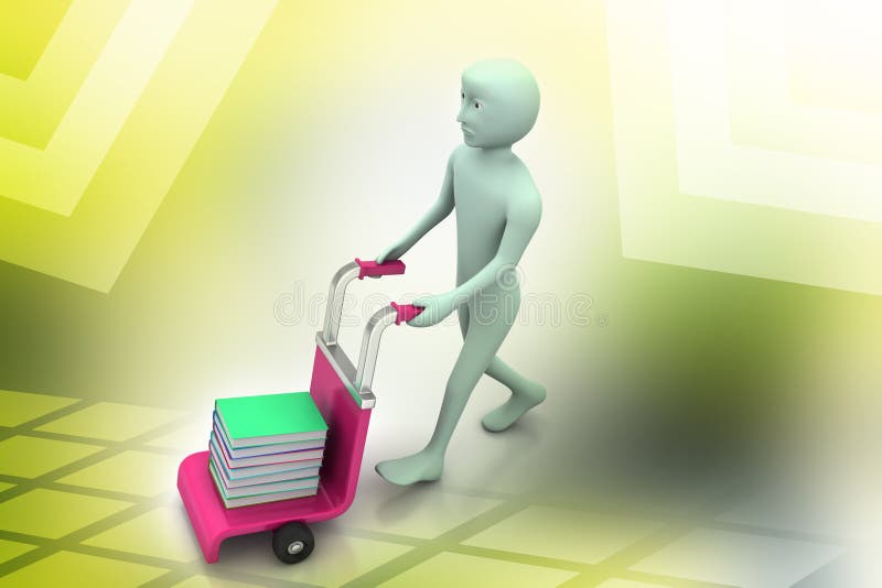 Delivering Books Stock Illustrations – 104 Delivering Books Stock ...