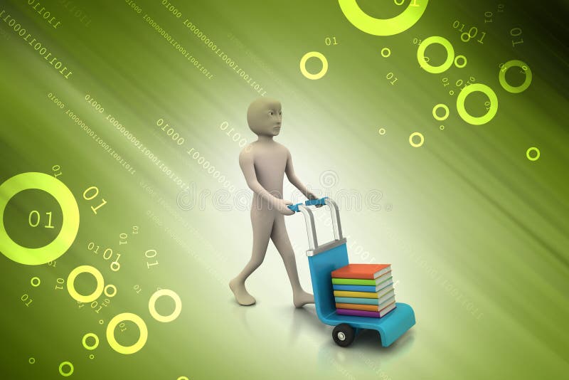 Delivering Books Stock Illustrations – 104 Delivering Books Stock ...