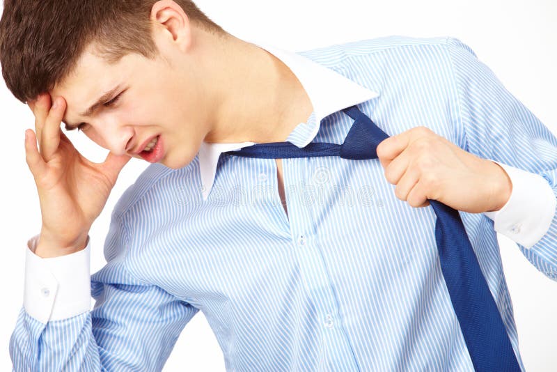 Man in trouble stock image. Image of executive, desperation - 14345639