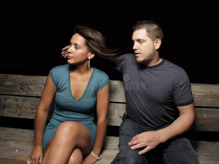 Man trying to make a move stock image. Image of pretty - 8731751