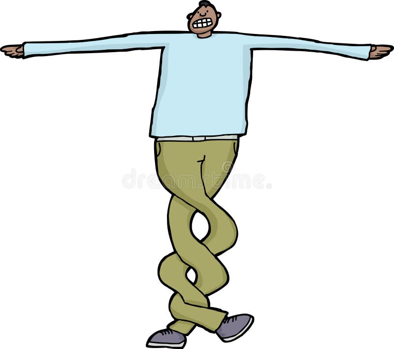 Exercising. Twisting To Turn on the Roman Chair Stock Illustration ...