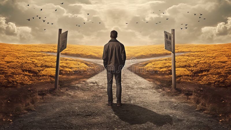 Two Roads Choice Stock Illustrations – 88 Two Roads Choice Stock ...