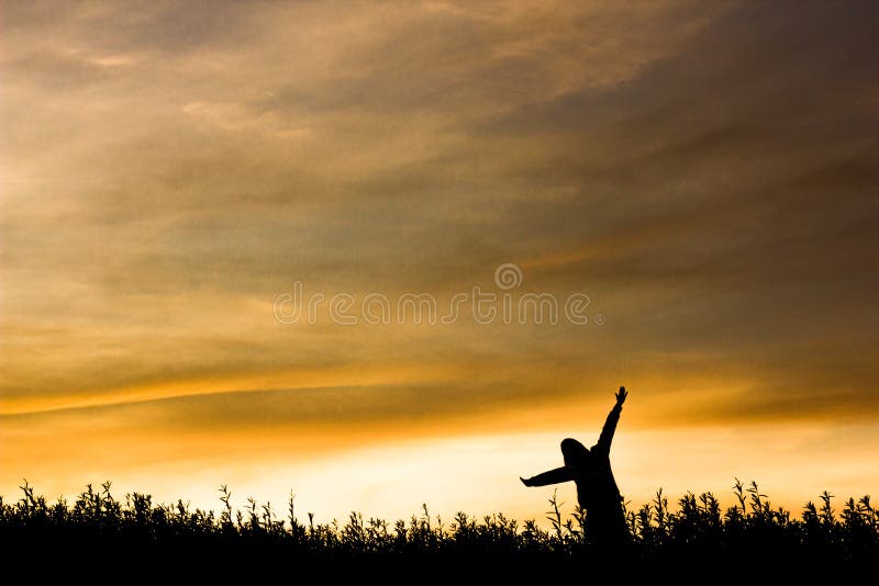 Man and Two Women Stood Watching the Sunset Stock Photo - Image of ...