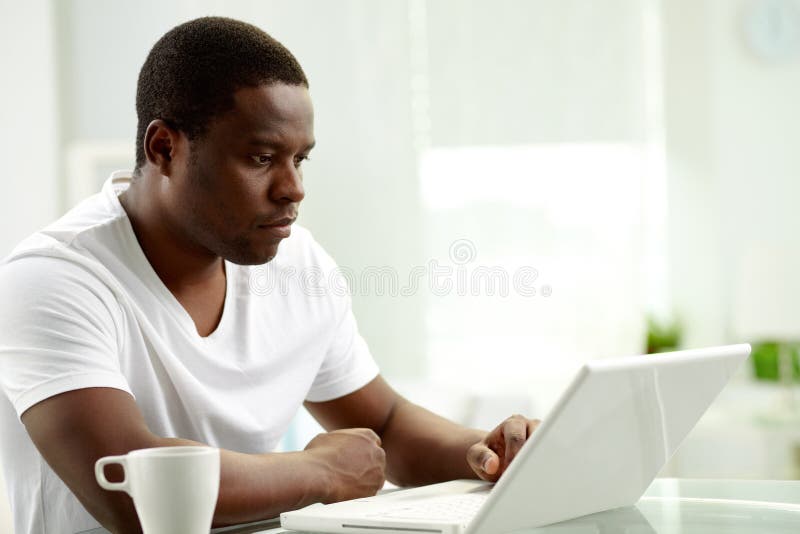 Man typing stock photo. Image of career, businesspeople - 27133534