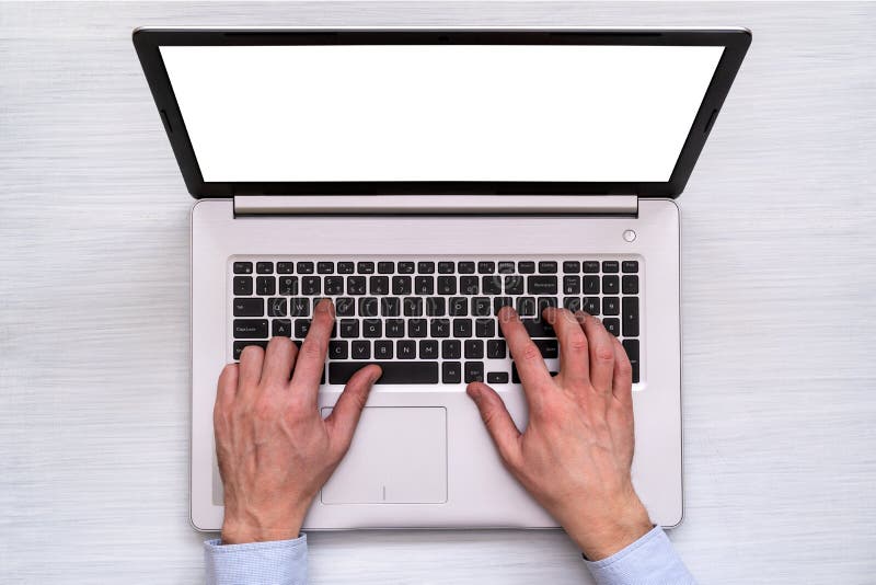 Hands Typing On A Computer Keyboard Stock Photo - Image of keypad ...