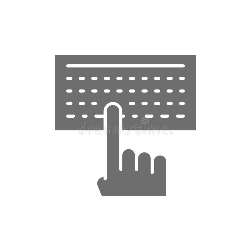 Computer Keyboard Typing Pictogram Stock Illustrations – 188 Computer ...