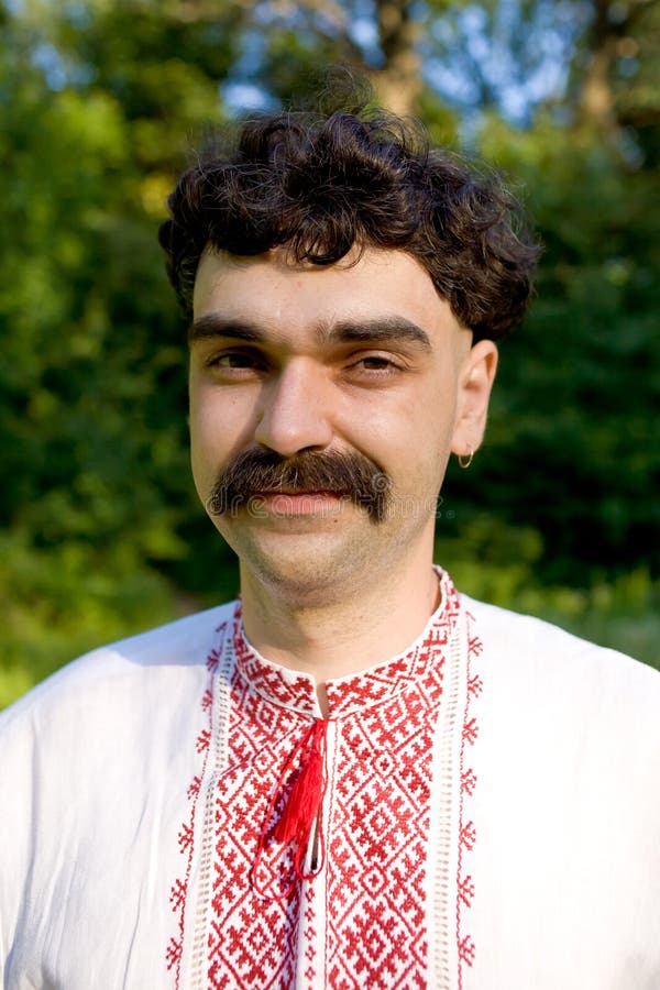 Man in the Ukrainian National Costume Stock Image - Image of european ...