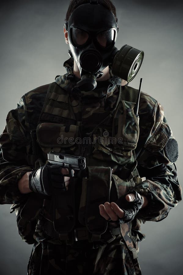 Man in uniform stock photo. Image of caution, environment - 36463066