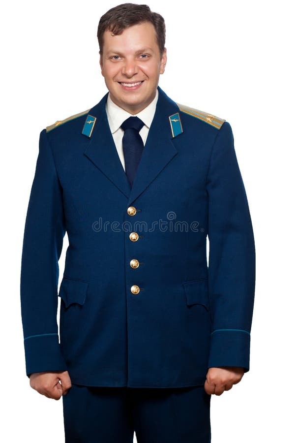 Man in Uniform of Russian Military Air Forces Stock Photo - Image of ...