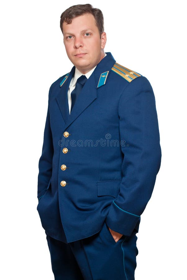 Man in Uniform of Russian Military Air Forces Stock Photo - Image of ...