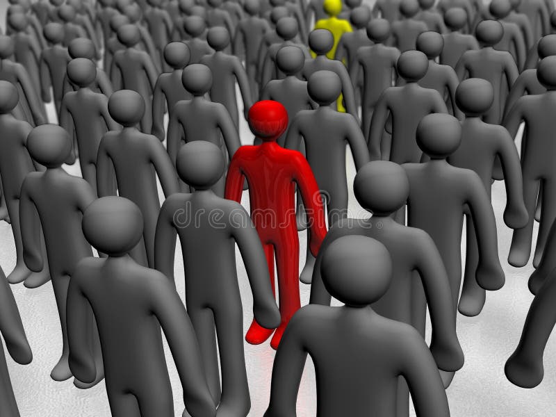 Man unique stock illustration. Illustration of diversity - 5506956