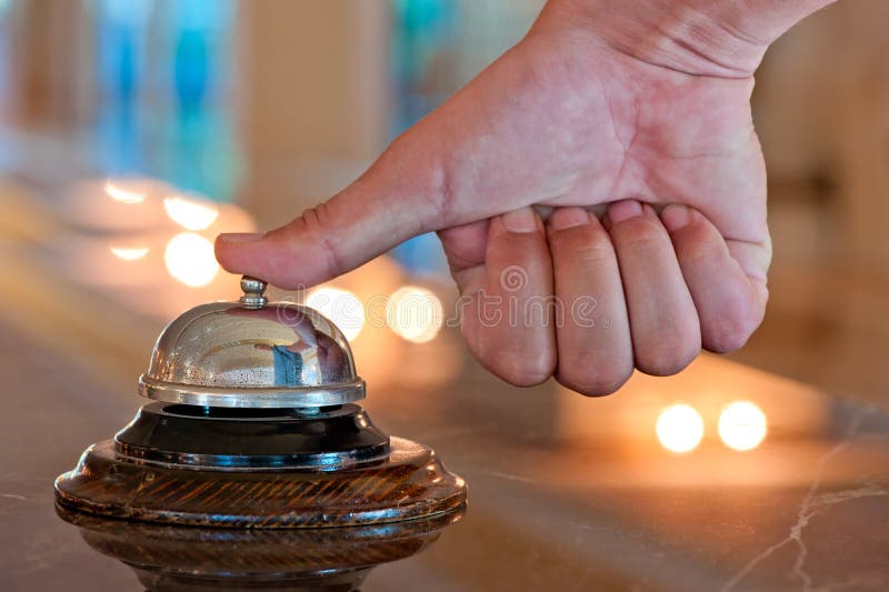 Man-up call is a concierge stock photo. Image of caucasian - 32910824