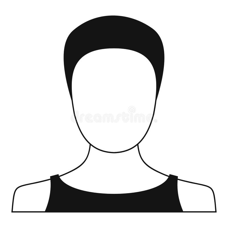 Man User Icon Vector Simple Stock Vector - Illustration of design ...
