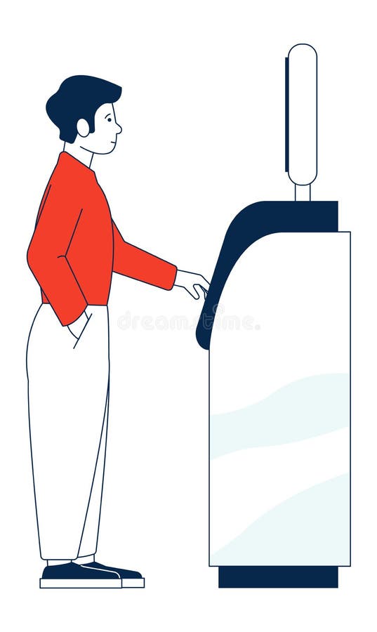 Cash Withdrawal Doodle Icon Hand Drawn Illustration Stock Vector ...