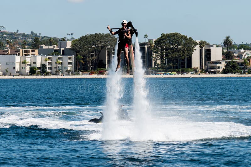 Man using the jet pack stock photo. Image of kayaking - 60412012