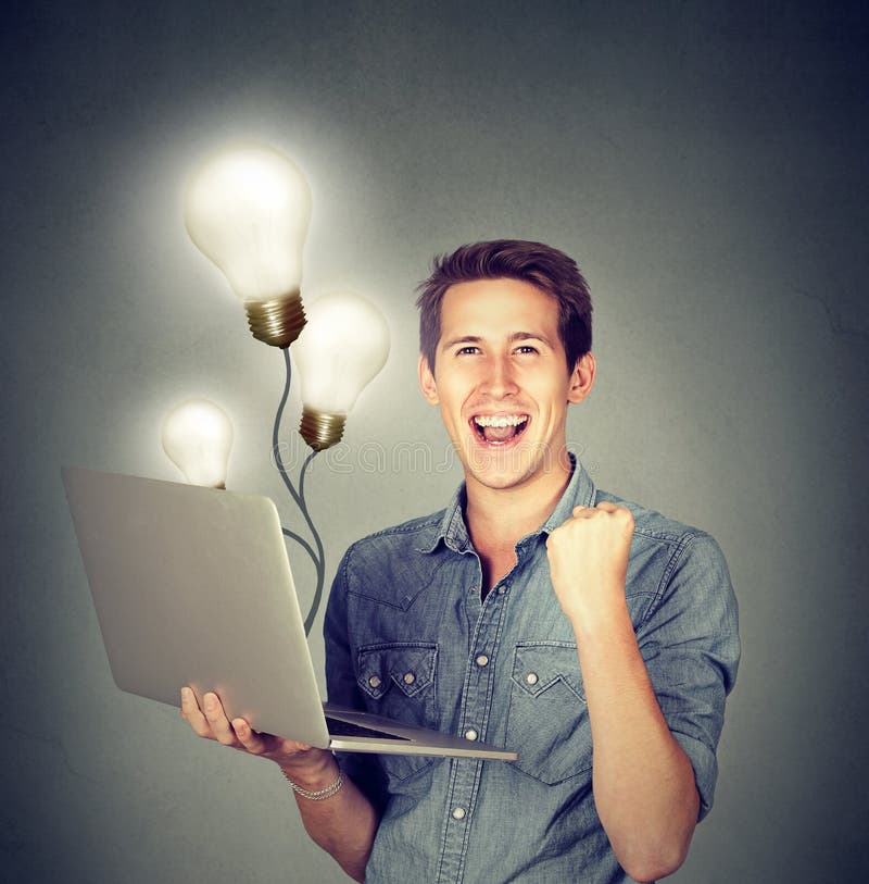 2,840 Guy Light Bulb Stock Photos - Free & Royalty-Free Stock Photos ...