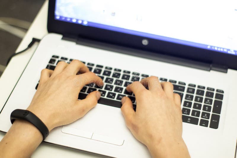 Man Using Laptop, Searching Web, Browsing Information, Stock Image ... Man Using Laptop, Searching Web, Browsing Information, Stock Image ...