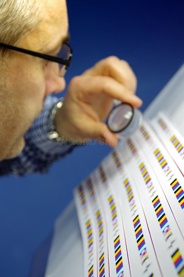 Print Test Control Cmyk and Markers Stock Image - Image of creative ...