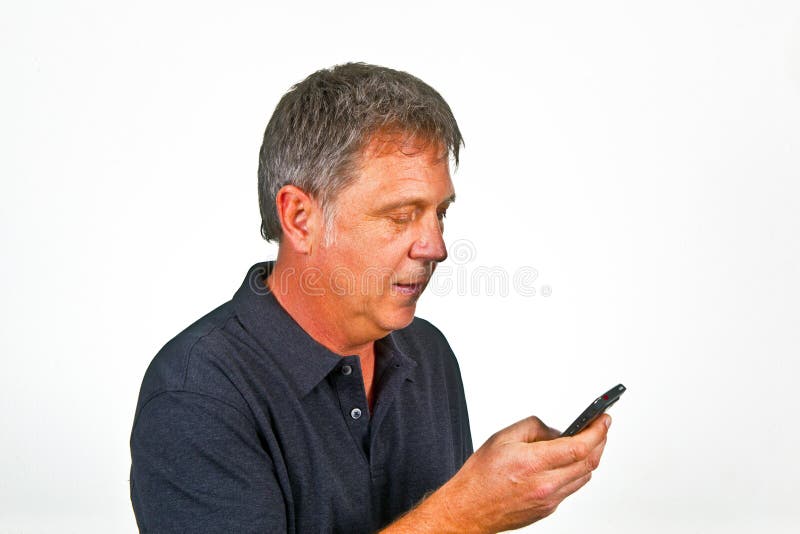 Man using the mobile stock image. Image of dialing, feeling - 33706853