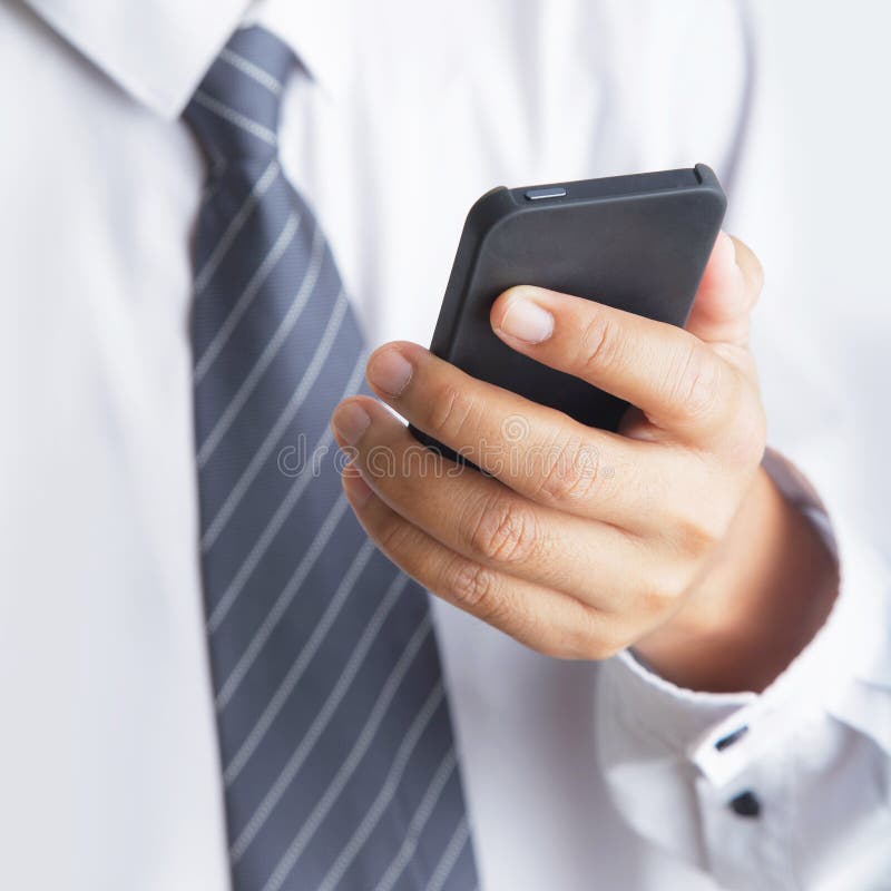 Man using mobile phone stock image. Image of modern, telephone - 39290313