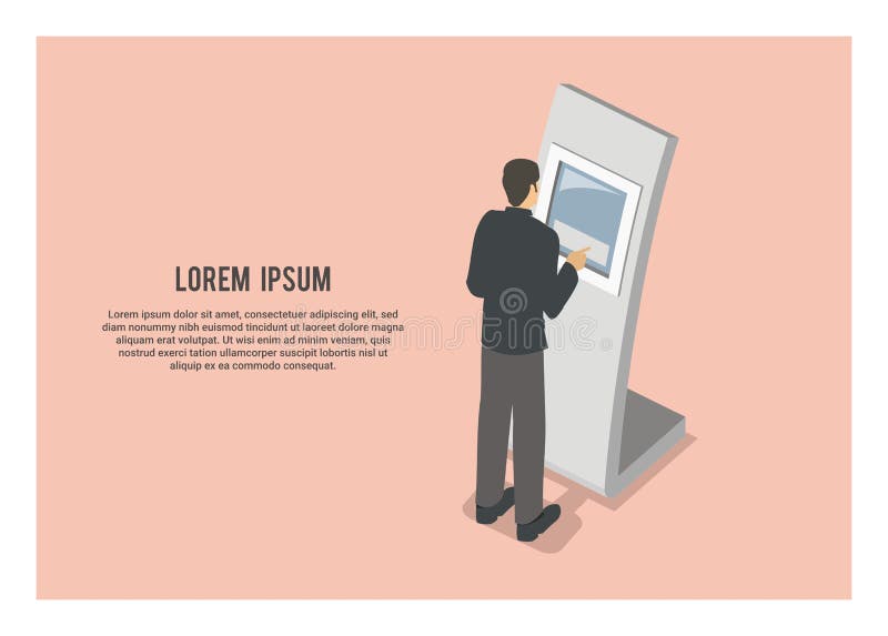 Self Service Machine Stock Illustrations – 2,094 Self Service Machine ...