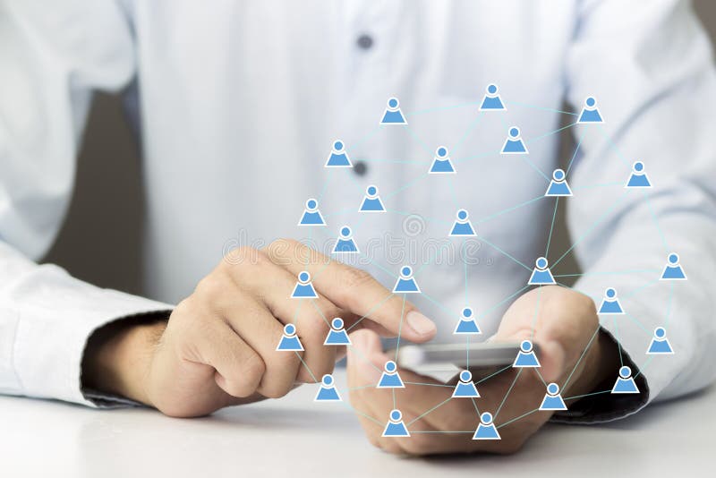 Social Network, Team Work and Community Concept Stock Image - Image of ...