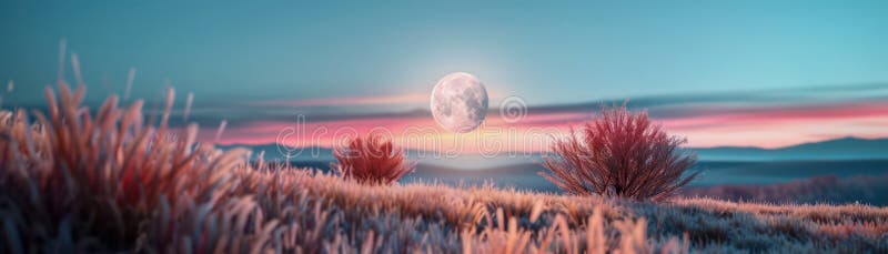 Man Using Telescope To Spot Crescent Moon in Ramadan Sighting the ...