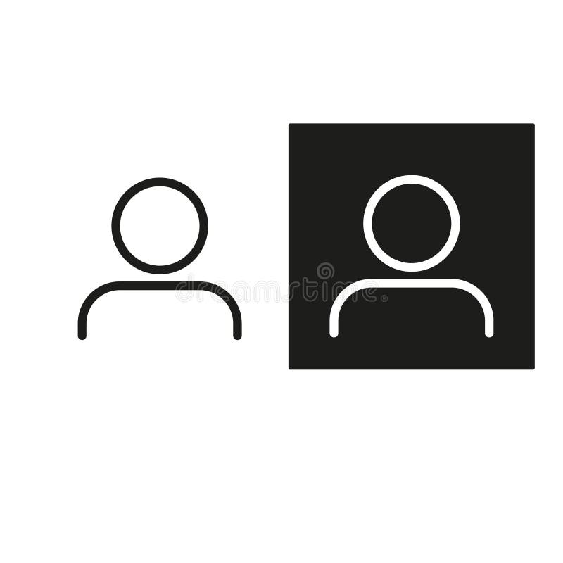 Man Vector Icon on White Backround . Simple Flat Symbol Stock Vector ...