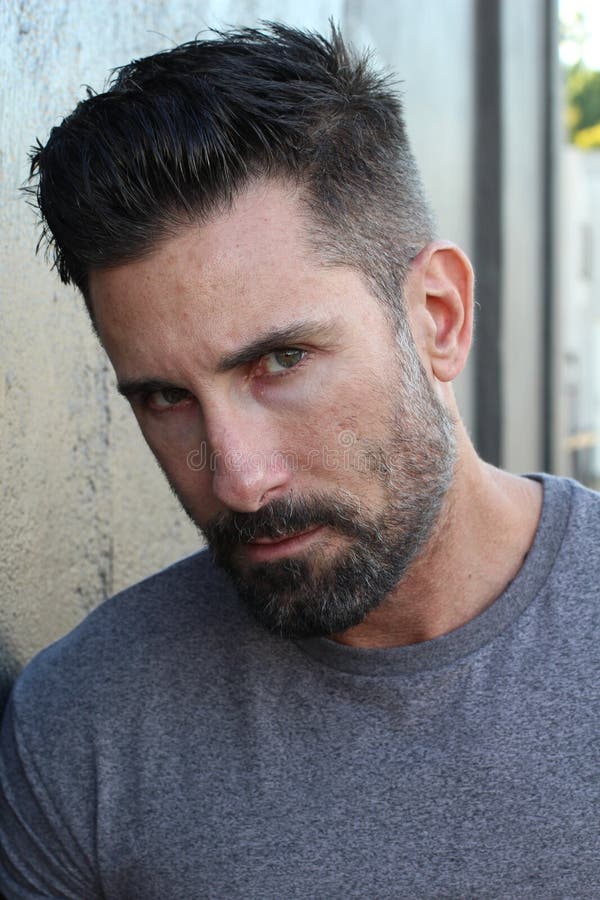 Intense stare from man stock image. Image of ethnicity - 4716383