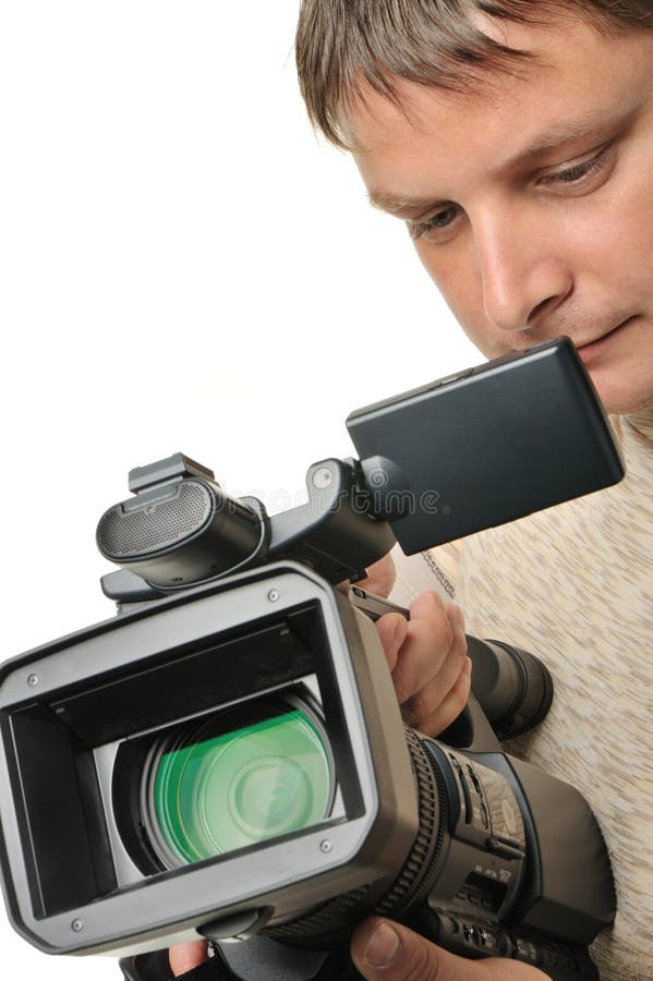 Cameraman stock image. Image of shot, digital, concentrate - 4609885