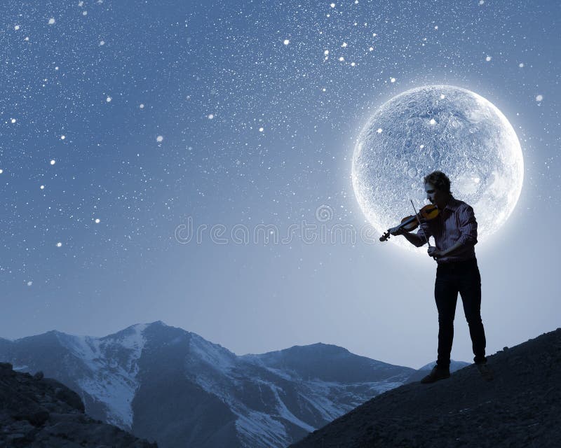 Man violinist stock image. Image of artist, elegant, enjoy - 43951837