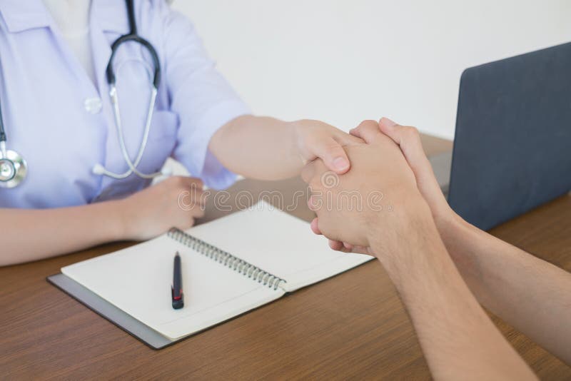 Man Visiting Doctor for Routine Check-up Stock Image - Image of ...