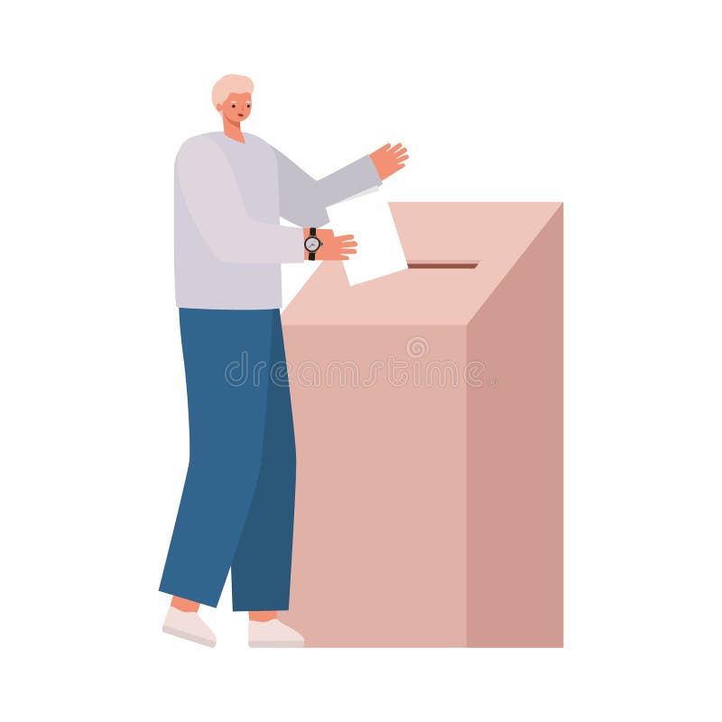 Man Voting Stock Illustrations – 8,504 Man Voting Stock Illustrations ...