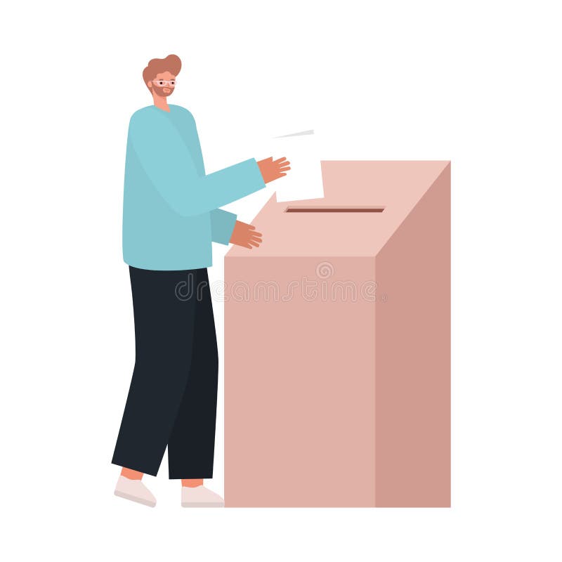 Man Voting Stock Illustrations – 8,504 Man Voting Stock Illustrations ...