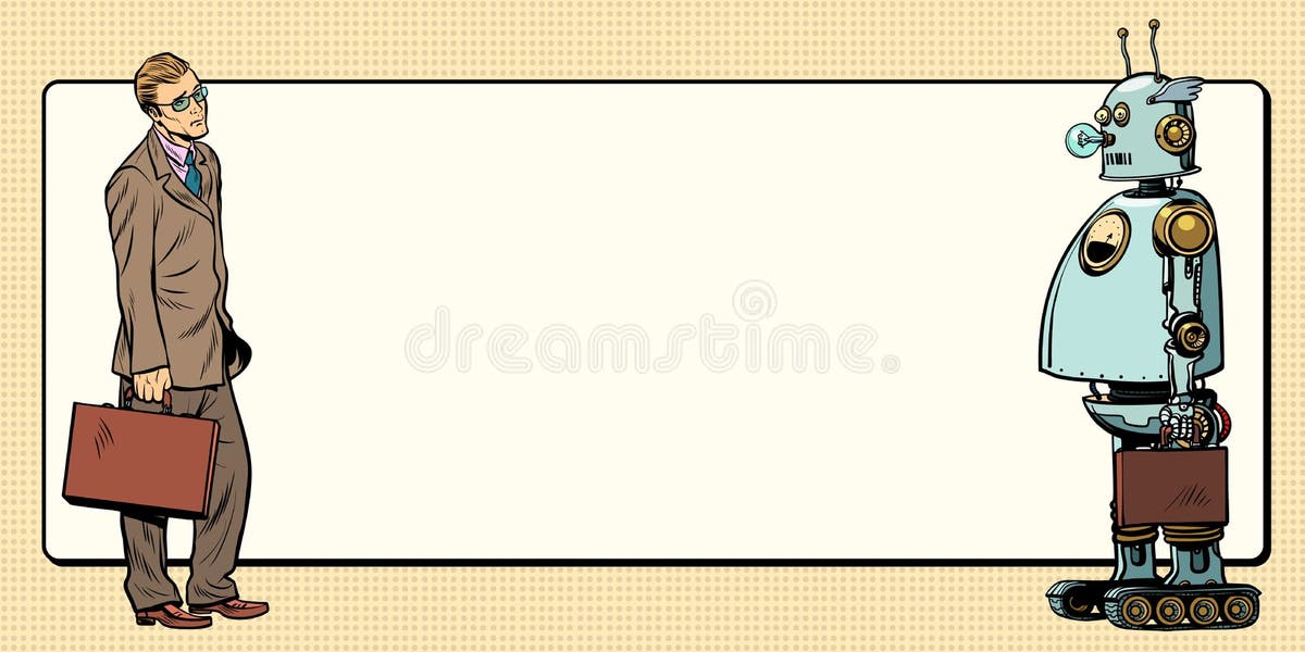 Man Vs Computer Stock Illustrations – 344 Man Vs Computer Stock ...