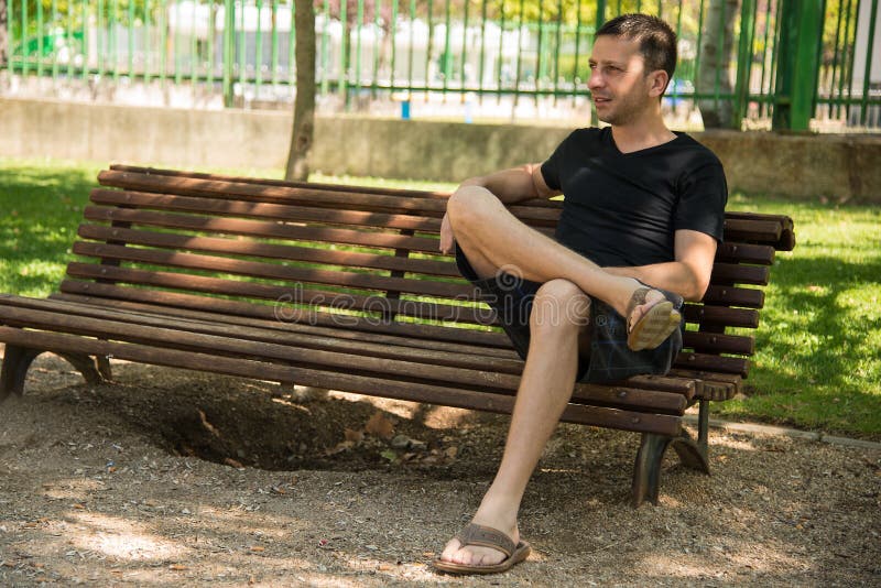 Man waiting stock image. Image of male, waiting, smile - 44824175
