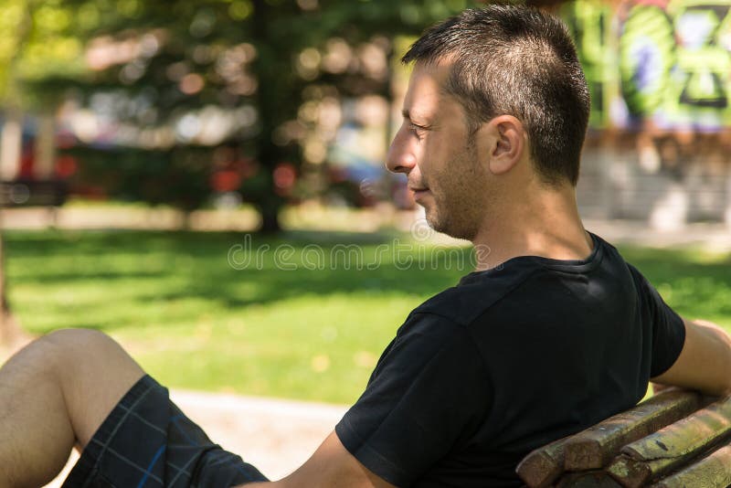 Man waiting stock photo. Image of adult, male, waiting - 44824422