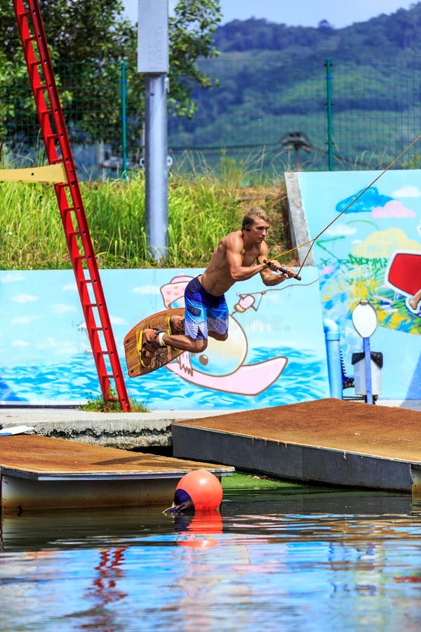 Man Wakeboarding Starting Stock Photos - Free & Royalty-Free Stock ...