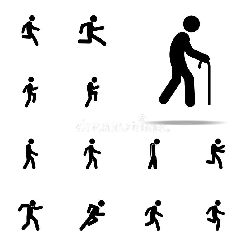 Walking Icons Stock Illustrations – 15,689 Walking Icons Stock ...
