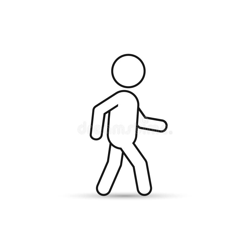 Man Walk Icon Stock Illustrations – 10,759 Man Walk Icon Stock ...