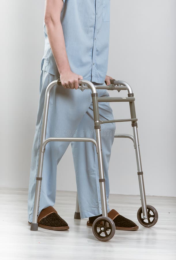 Man with walker stock image. Image of caregiver, handicap - 50109147