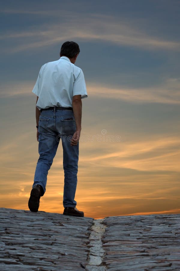 Young man walking stock photo. Image of fresh, nature - 8419254