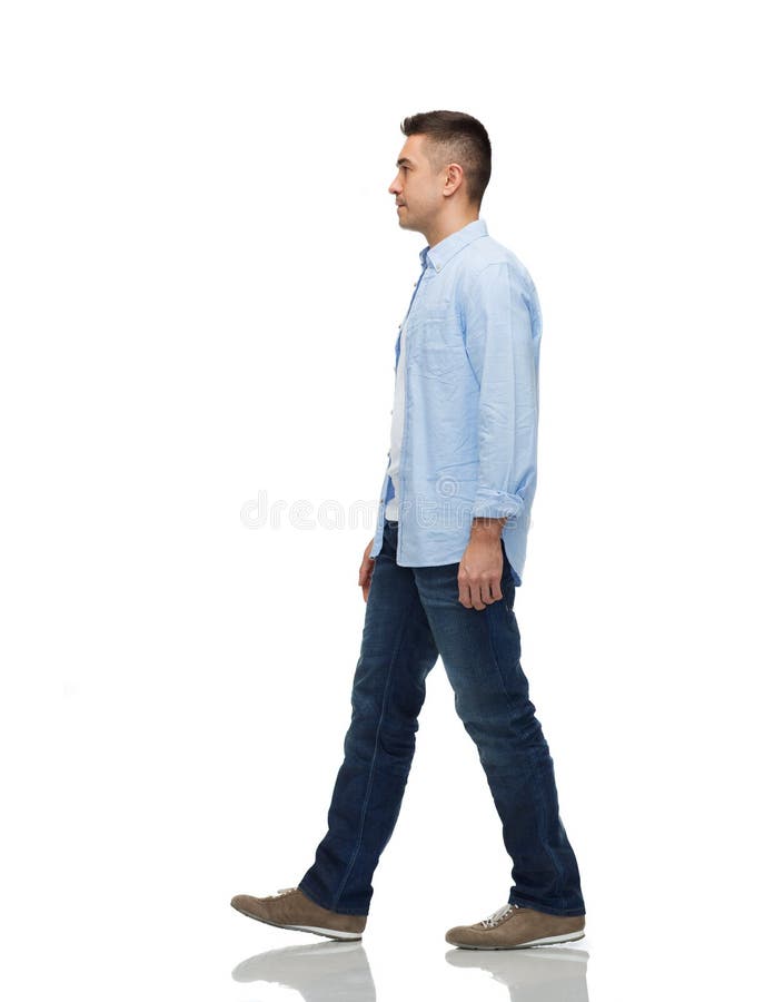 Man walking stock image. Image of clothes, healthy, clothing - 57488499