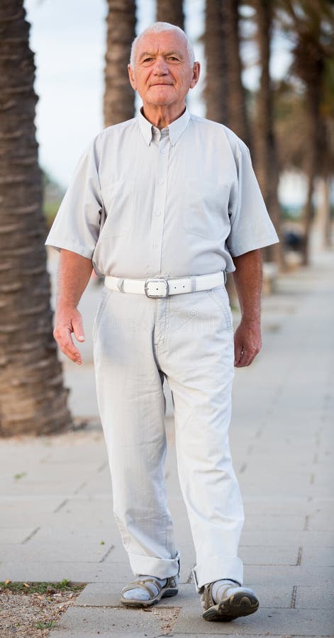 Man Walking in the Park at Weekend Stock Image - Image of nature ...