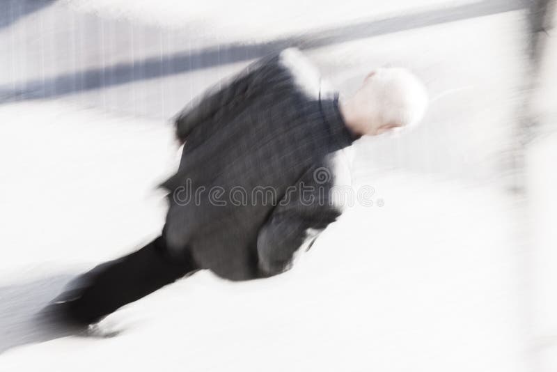 Ghost of a Man Walking on the Street Stock Image - Image of izmir, time ...