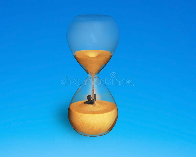 Man Was Flooded Sand Clock Stock Photos - Free & Royalty-Free Stock ...